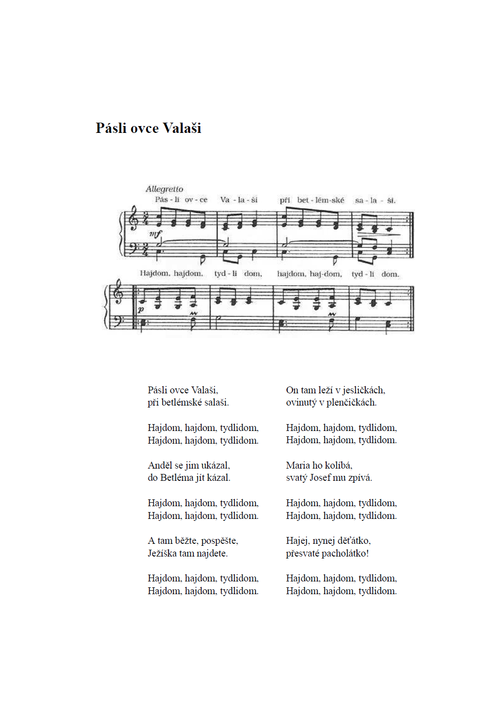 Noty :: Vánoční koledy